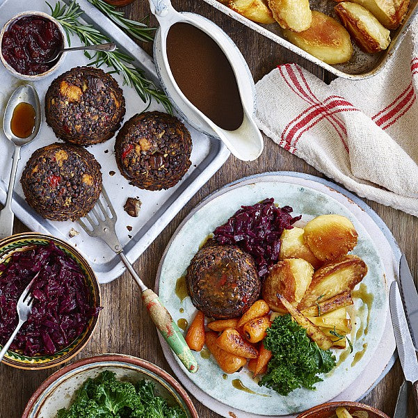 Mushroom & Lentil Roast Dinner| Merchant Gourmet