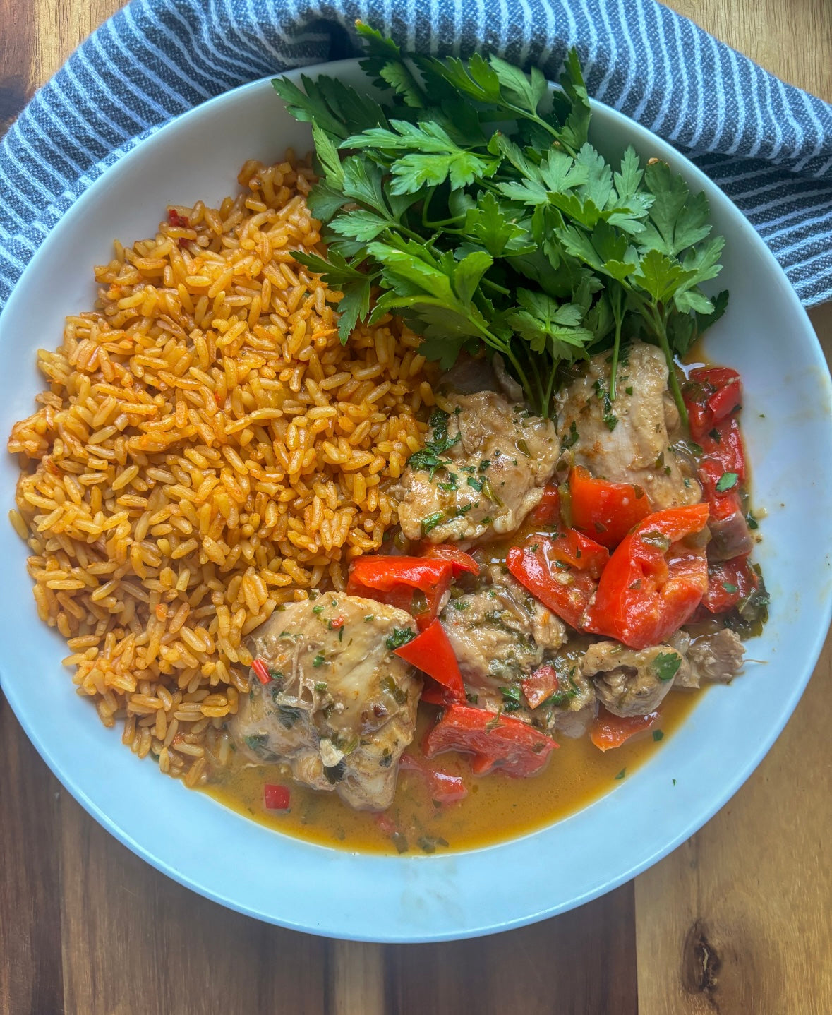 Carole’s Brazilian Coconut Chicken with Mango, Chilli and Lime Rice ...