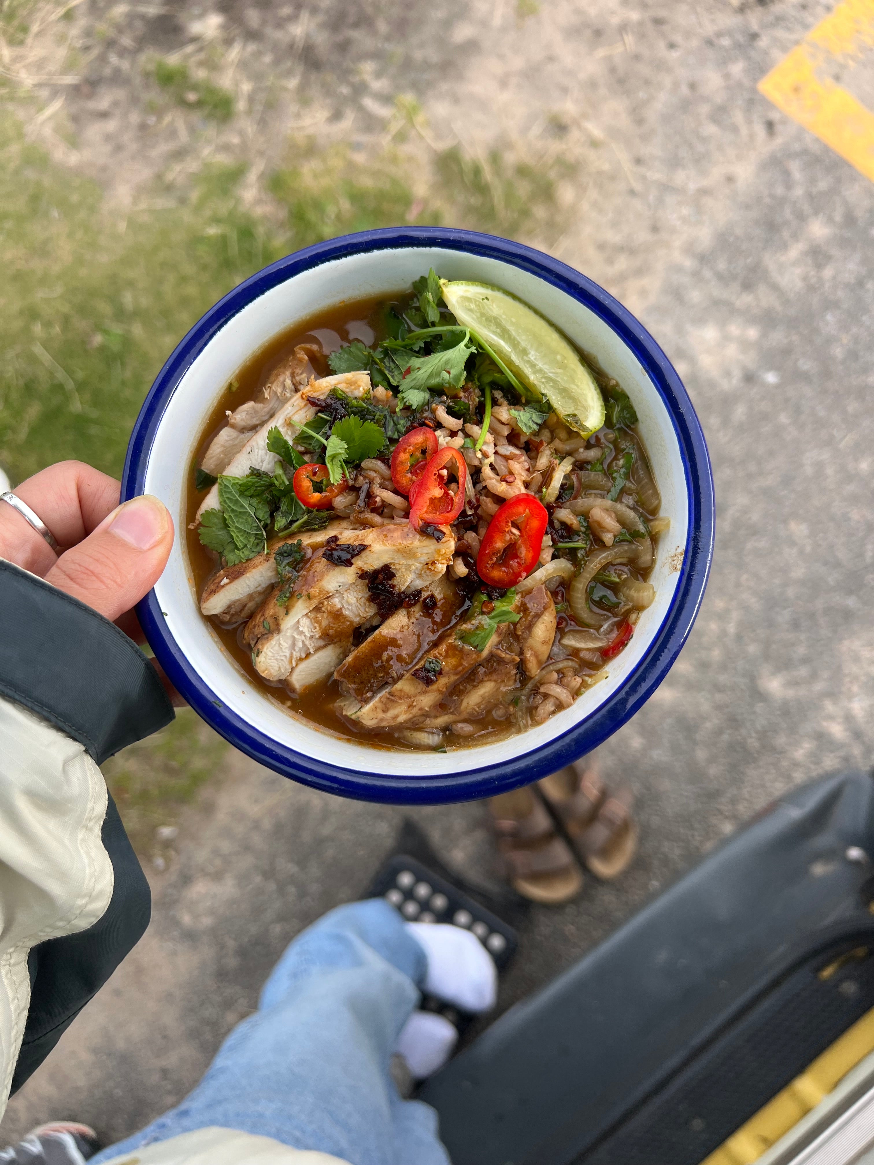 Sesame Chicken & Wild Rice Soup | Merchant Gourmet