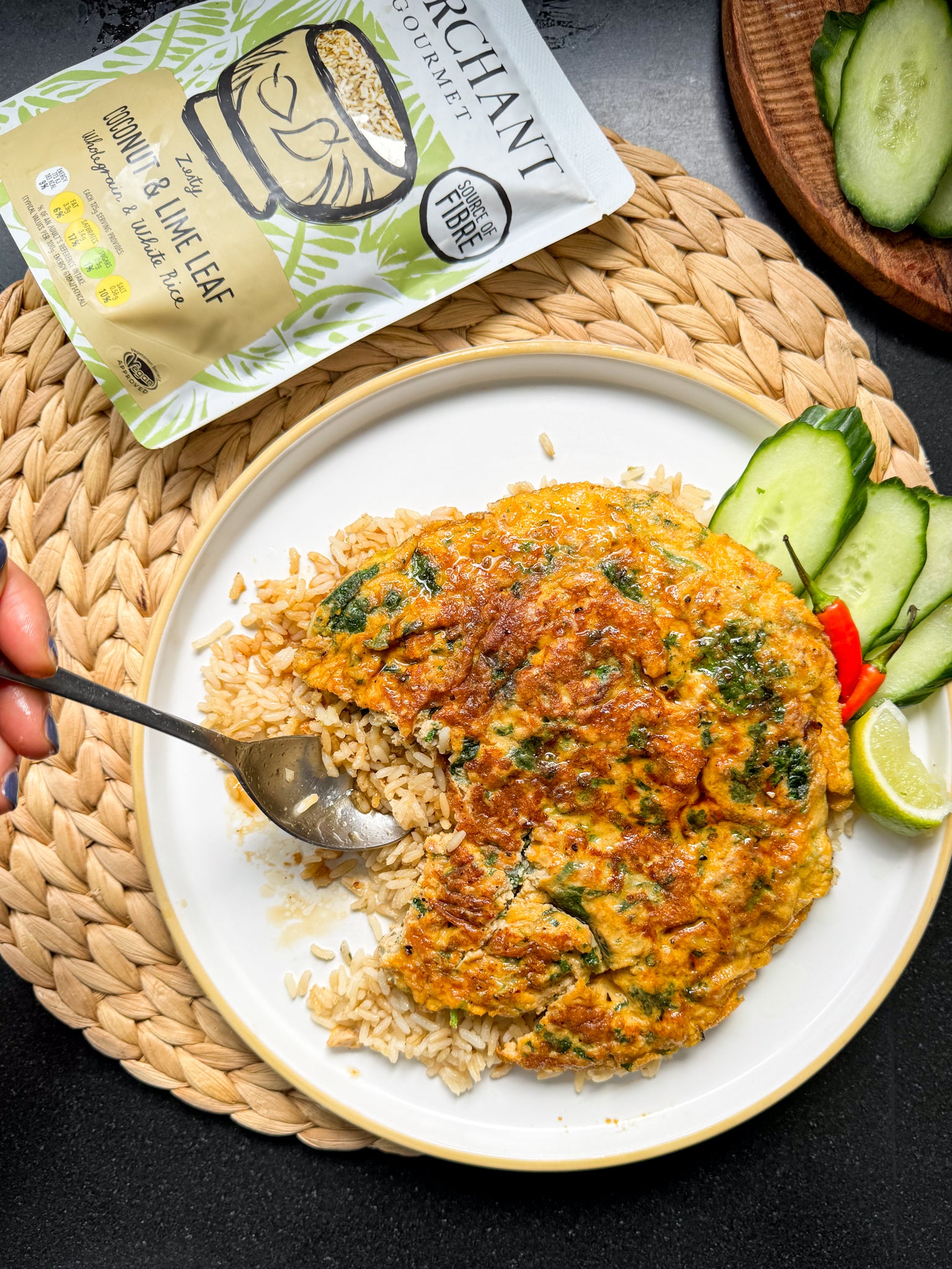 Thai Omelette with Coconut Rice – Merchant Gourmet