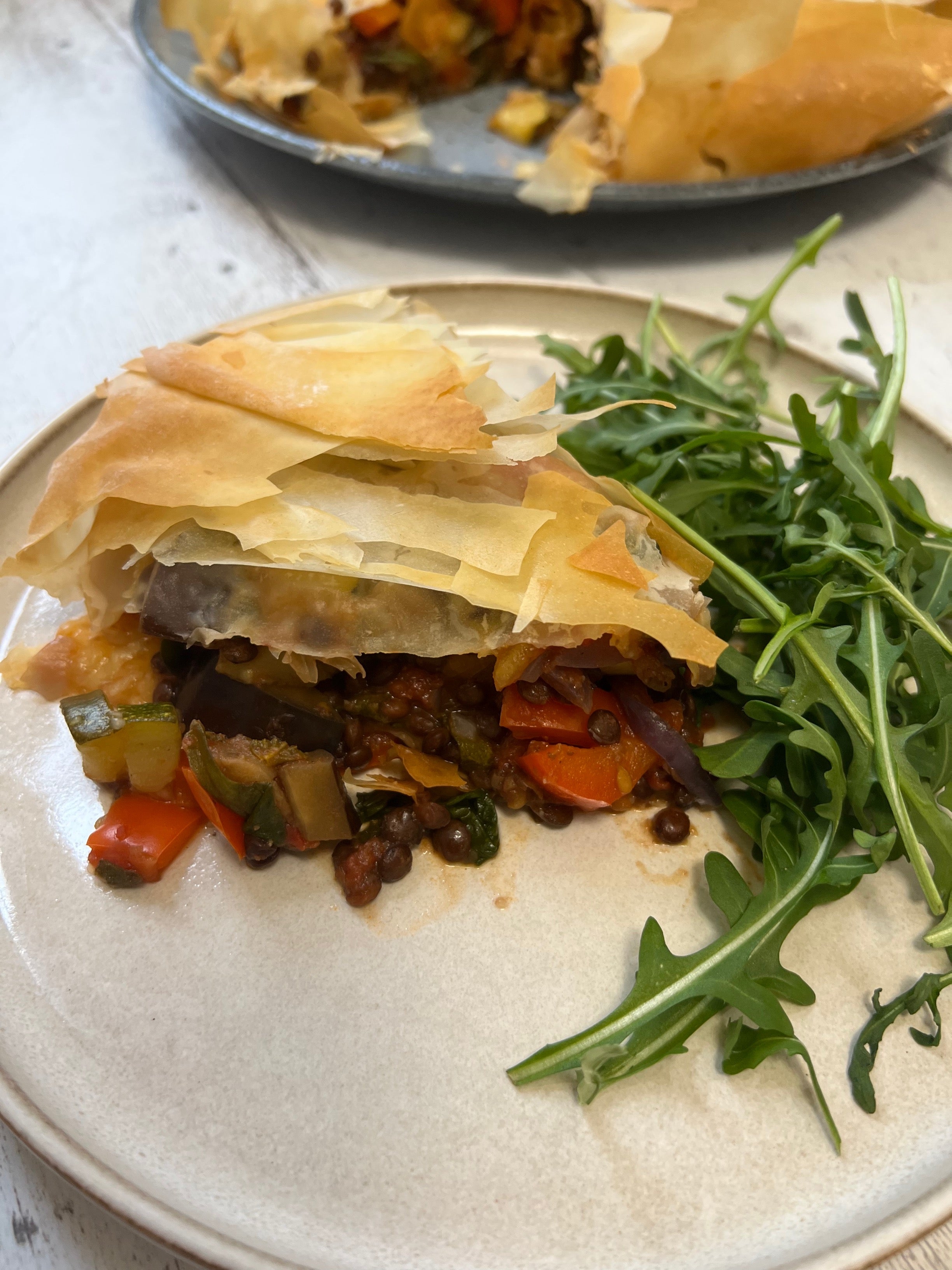 Mediterranean Veg & Puy Filo Pie – Merchant Gourmet