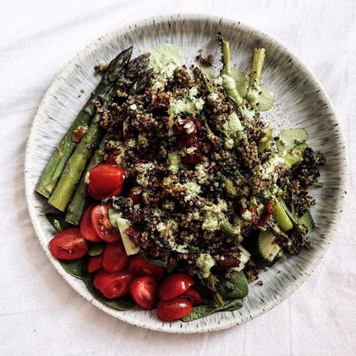 Quinoa Salad with Cashew Basil Cream | Merchant Gourmet