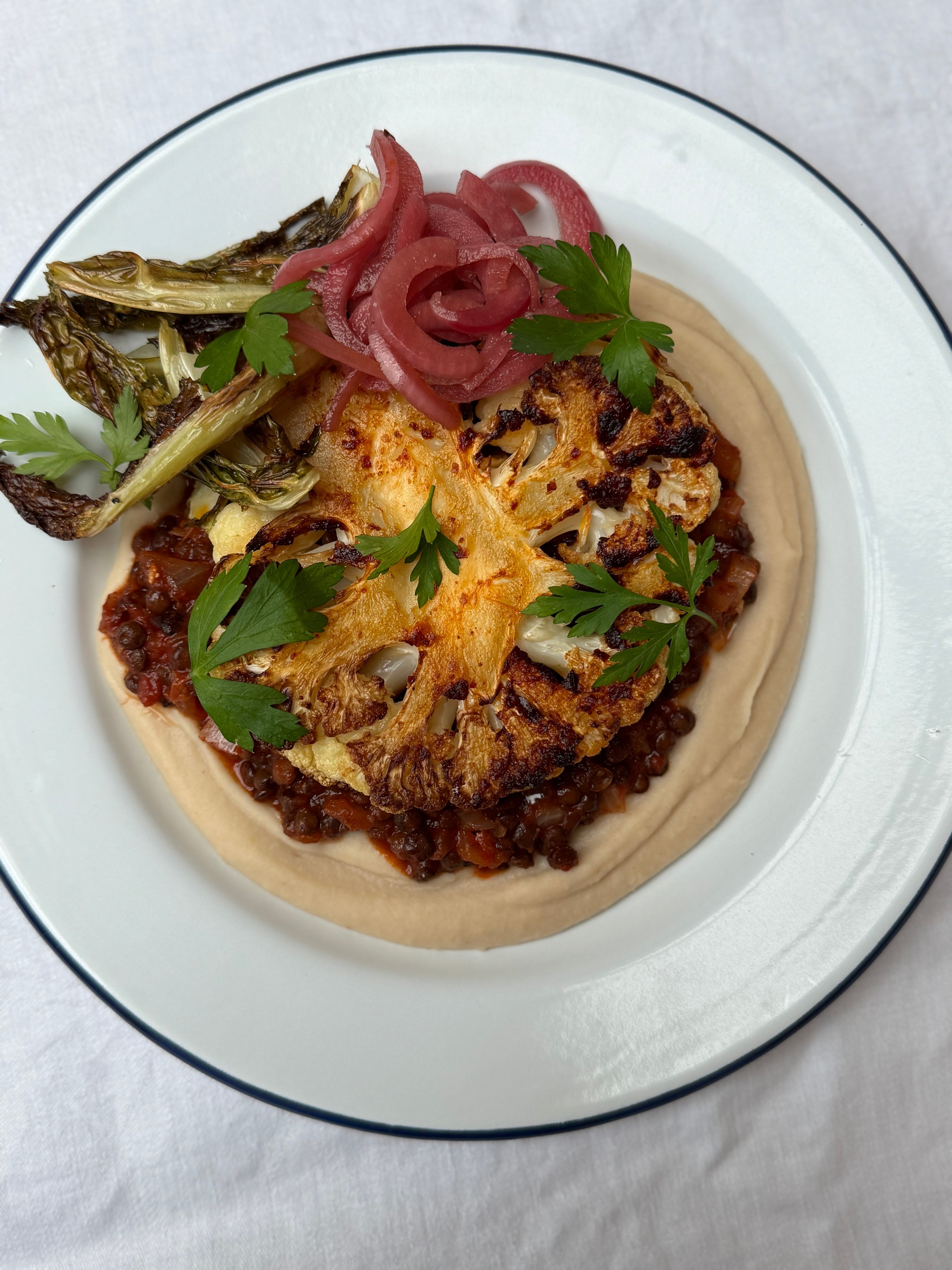 Roasted Cauliflower Steak Recipe | Merchant Gourmet