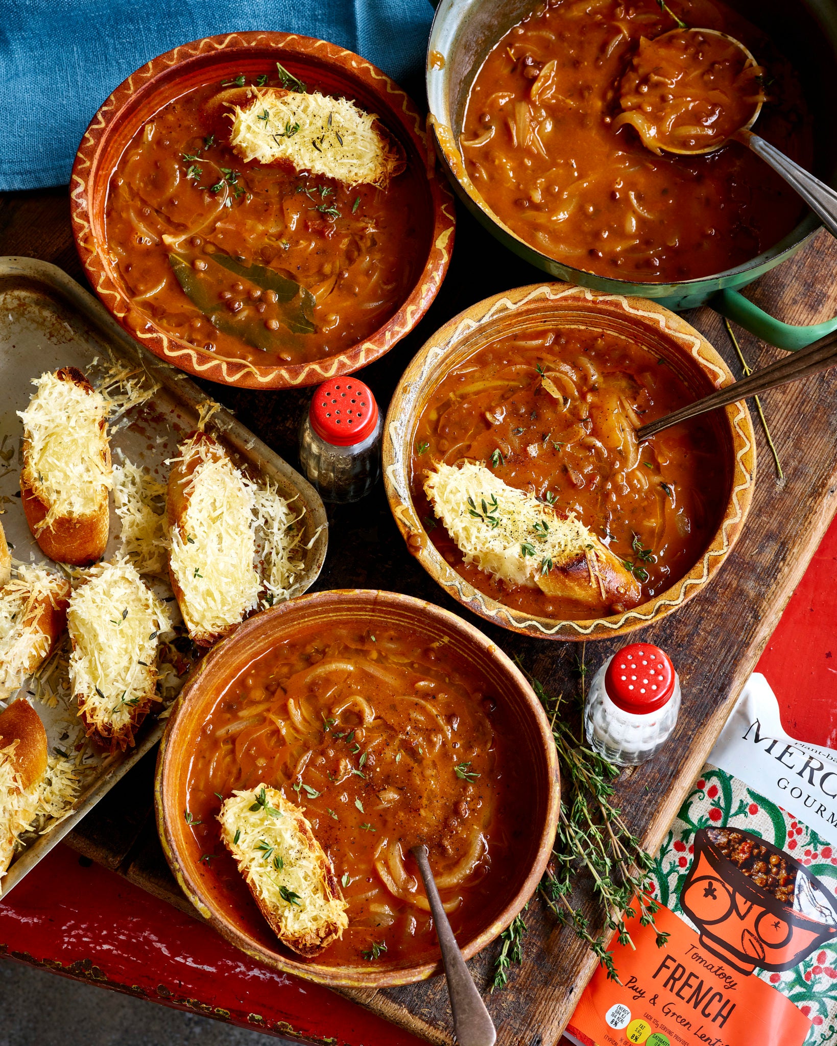 Tomatoey French Onion & Lentil Soup | Merchant Gourmet