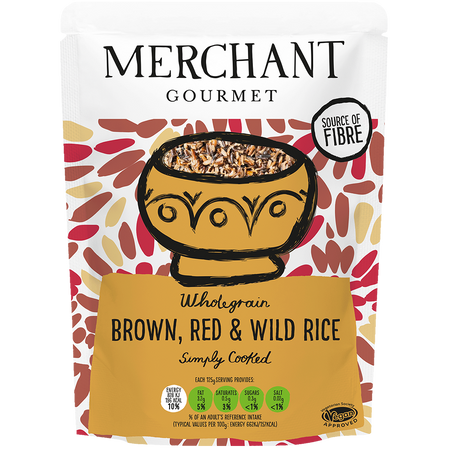 Simply Cooked Brown, Red & Wild Rice by Merchant Gourmet