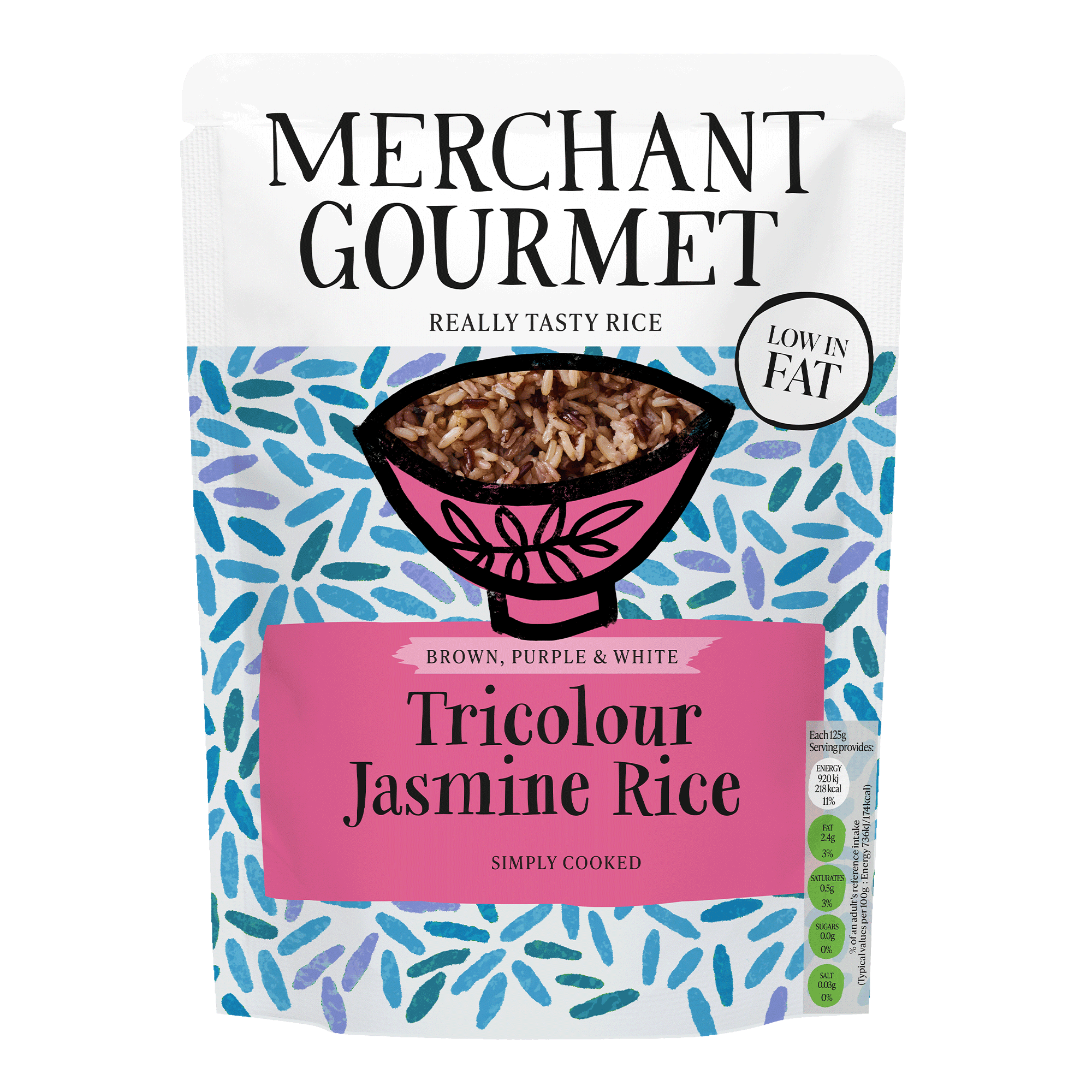 Merchant Gourmet Tricolour Jasmine Microwave Rice