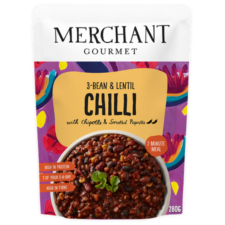 3-Bean & Lentil Chilli with Chipotle & Smoked Paprika – Merchant Gourmet